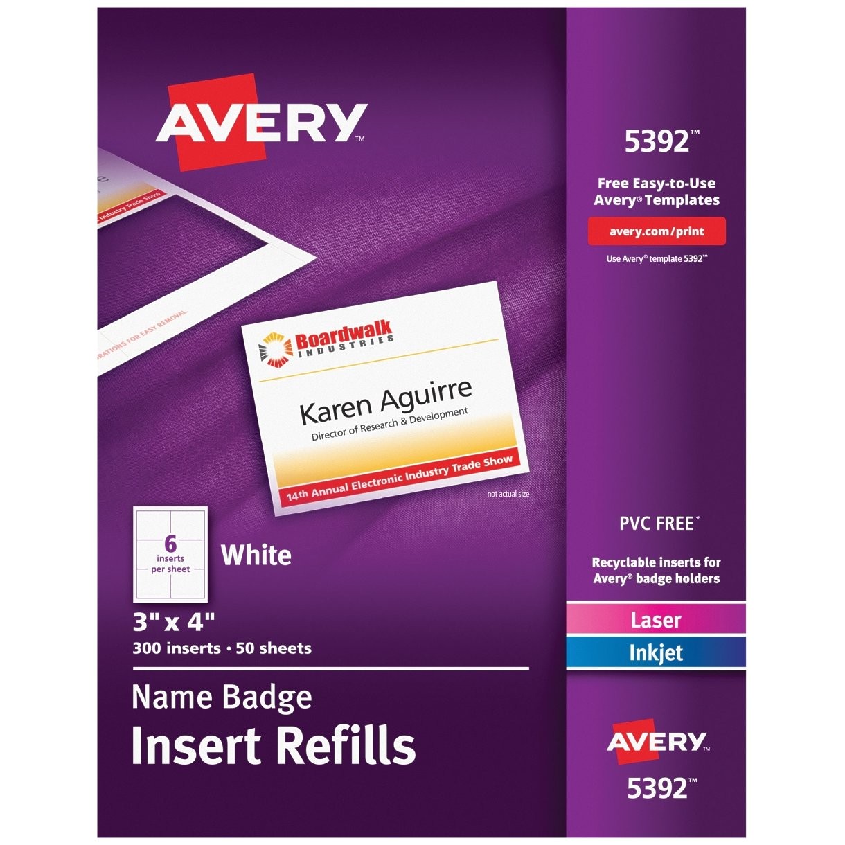 Avery 4x3 Name Badge Template Williamson ga us