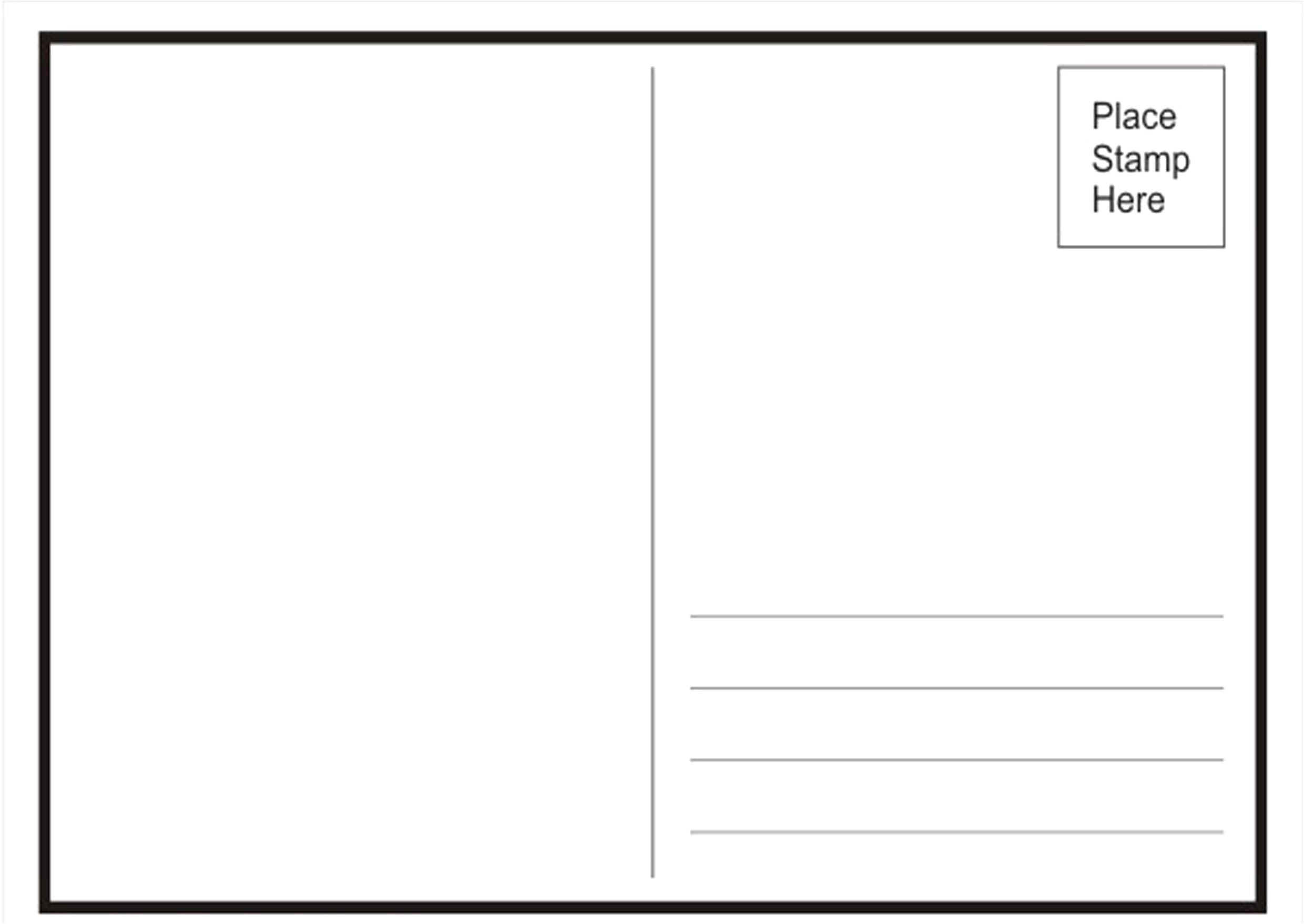 Postcard Template Avery