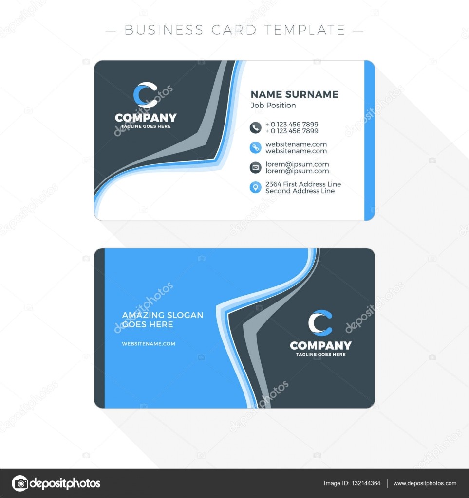 Double Sided Business Cards Template Word Free Williamson ga us