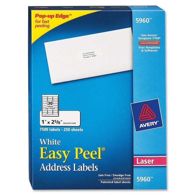 Avery 5960 Label Template