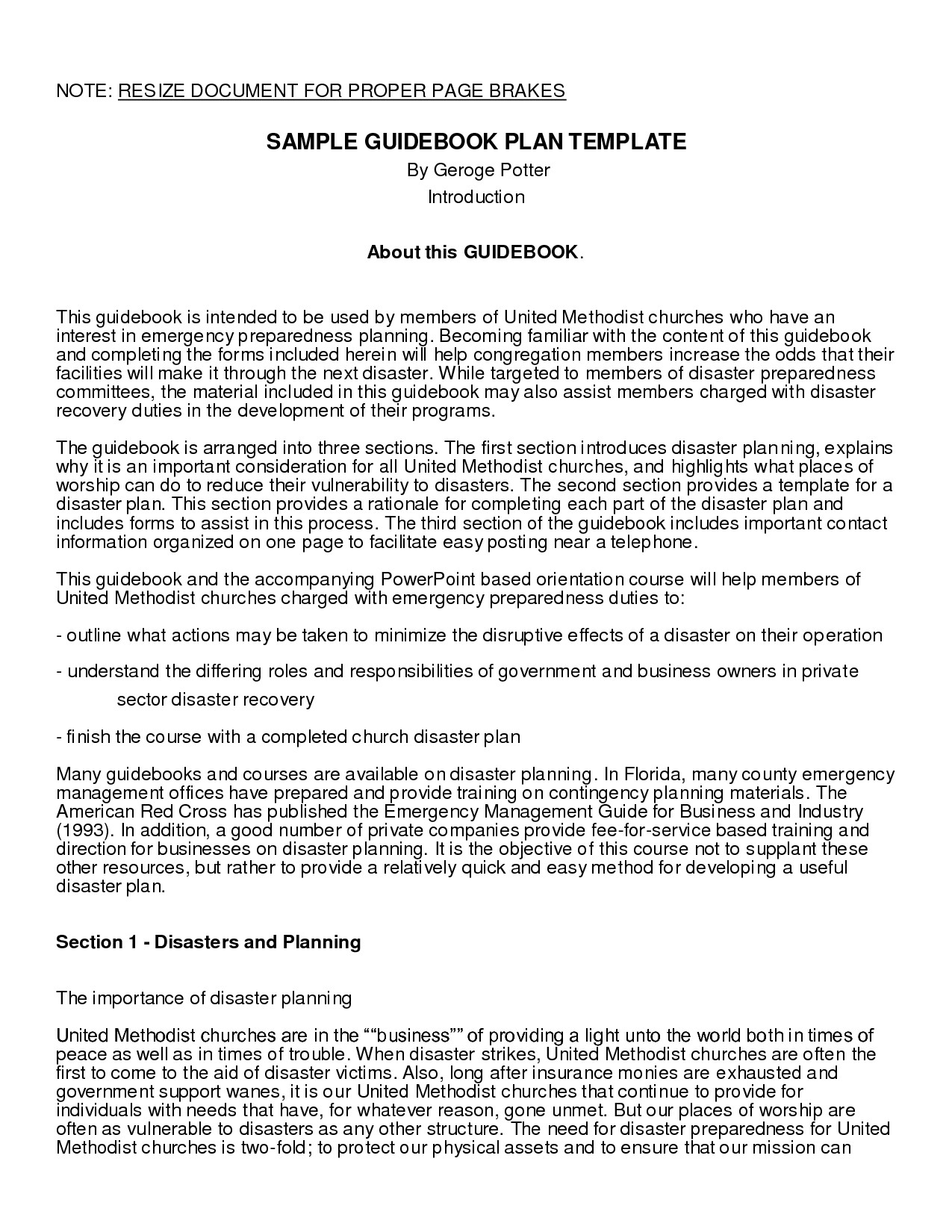 Npo Business Plan Template Pdf PDF Template