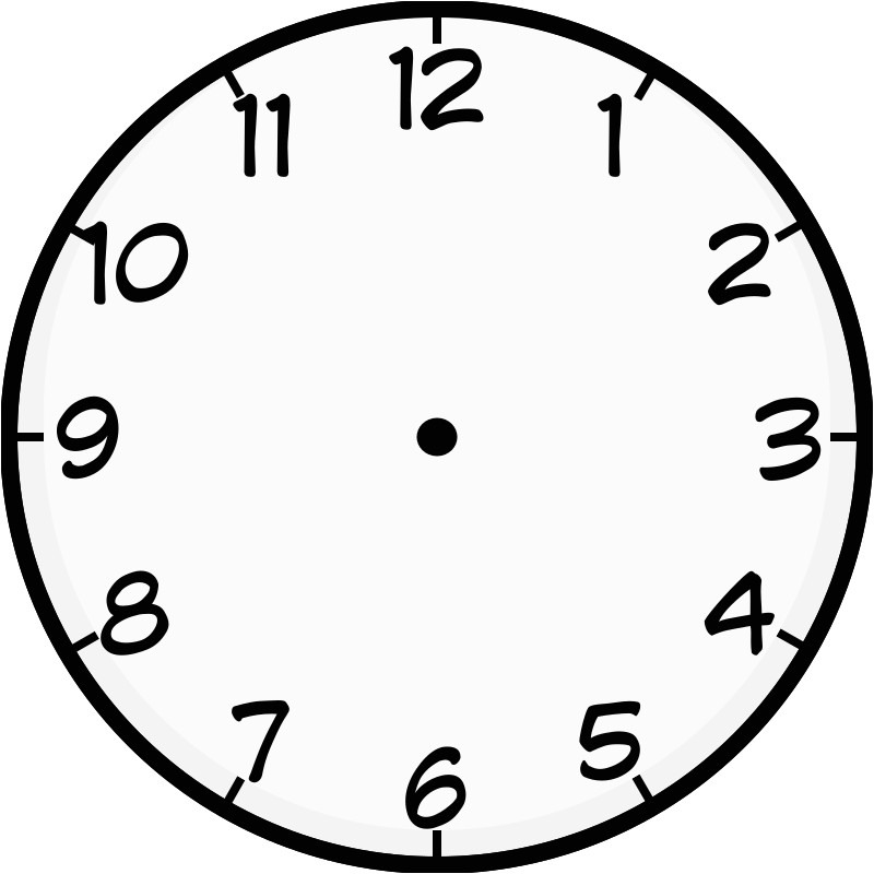  Clock Face Templates For Printing Williamson ga us