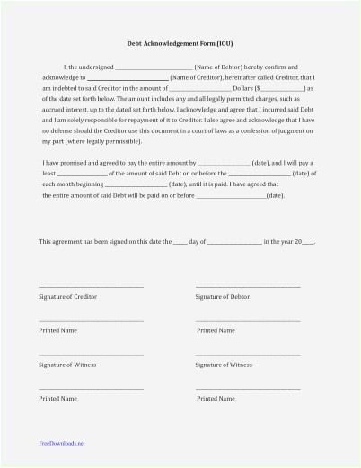 How To Write An Iou Template Williamson ga us