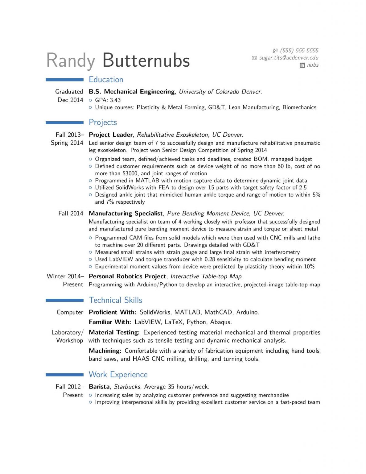 Engineering Student Resume Reddit 10 Mechanical Engineering Student ...