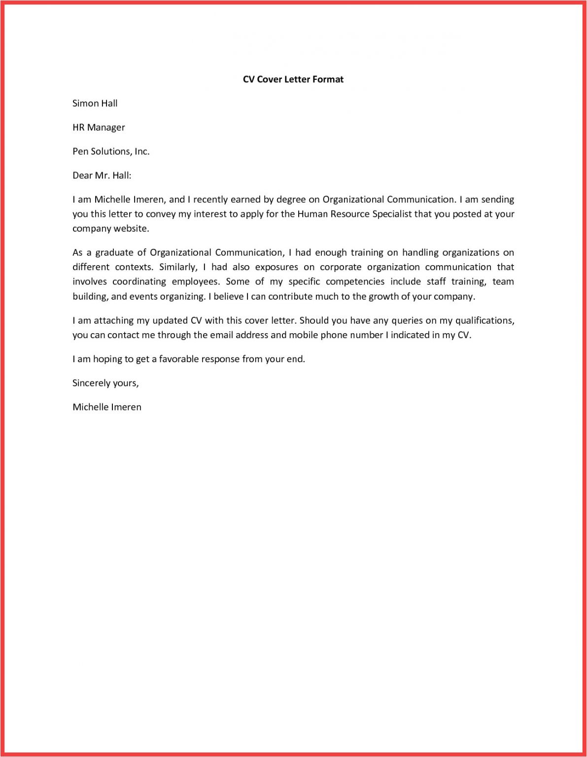 Quick Basic Resume Quick Cover Letter Examples Memo Example ...
