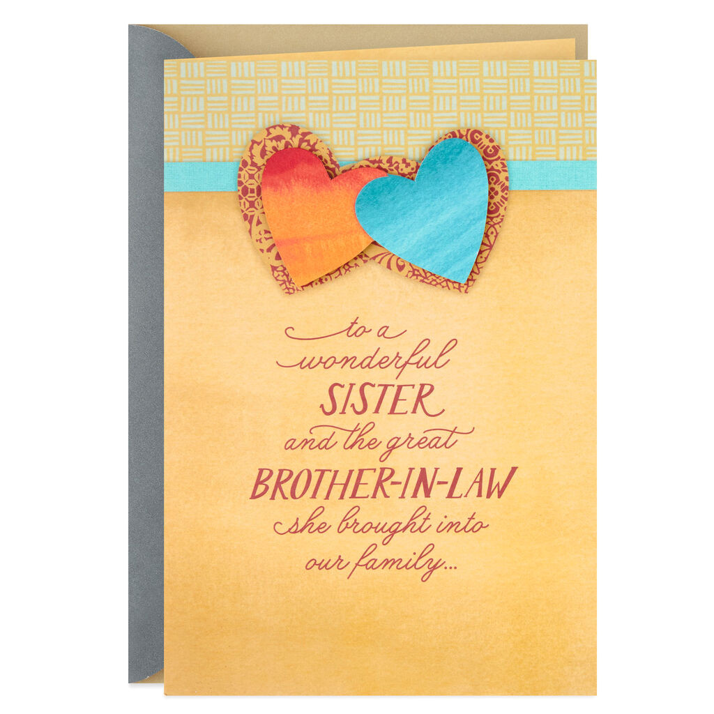Brother And Sister In Law Anniversary Card Birthday Cards For Brother
