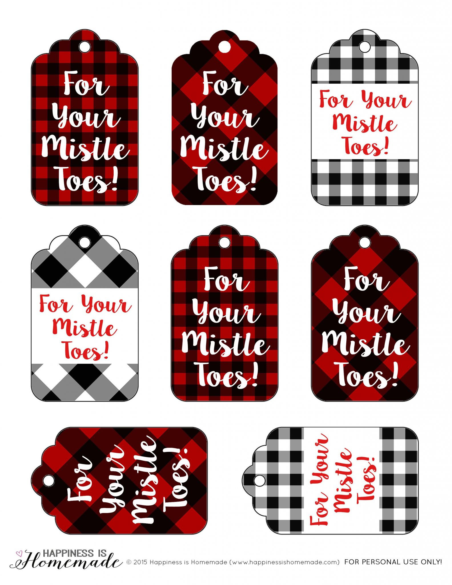 Creative Gift Card Basket Ideas for Your Mistle toes Gift Tag Printable ...