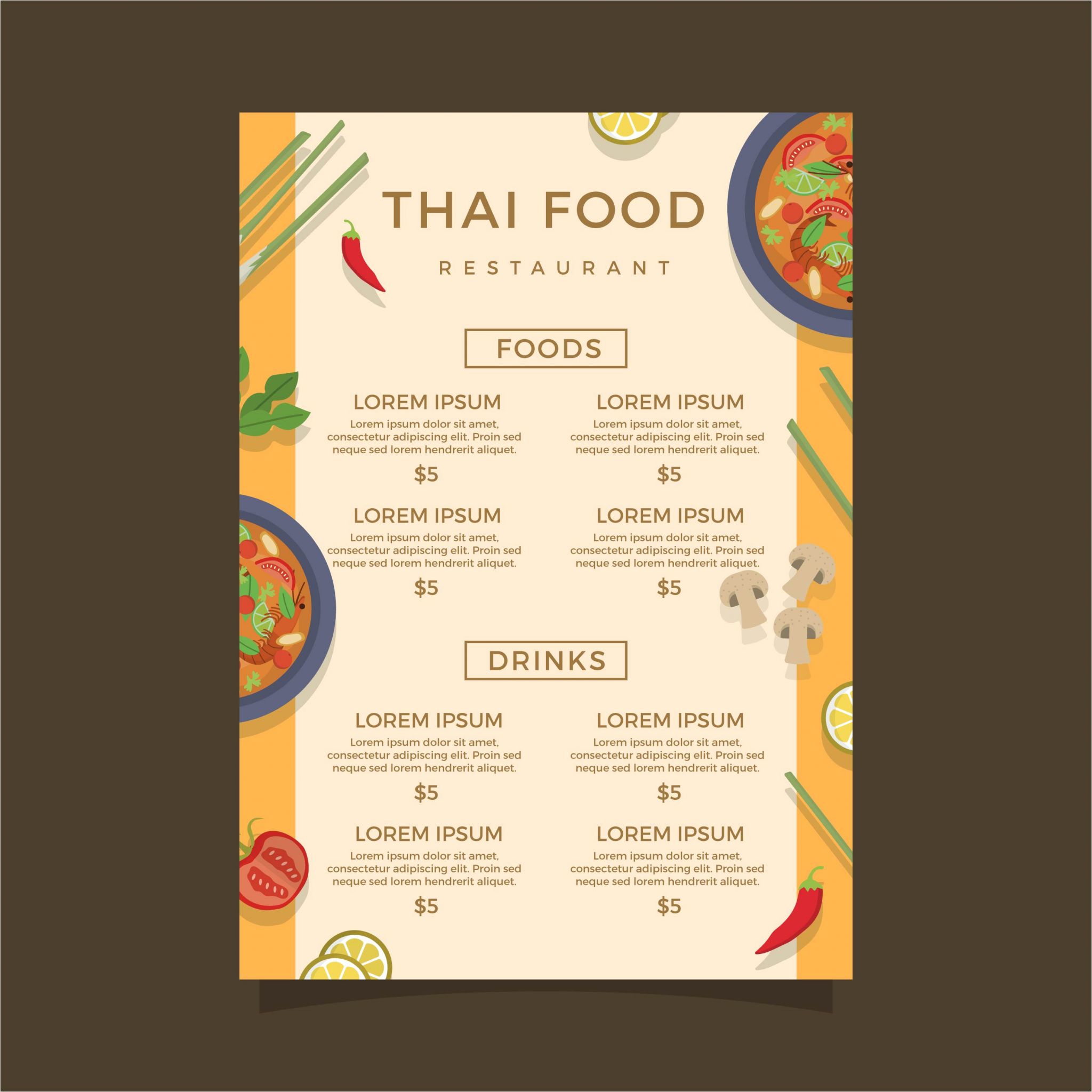 Creative Restaurant Menu Card Designs Food Menu Free Vector Art 22 052 ...