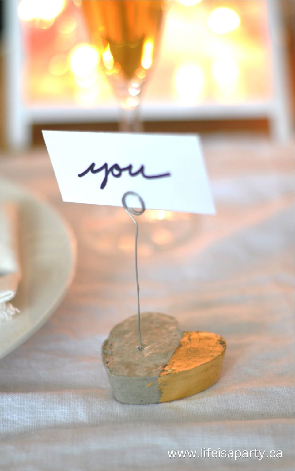 Diy Dollar Tree Wedding Card Box Diy Cement Heart Place Card and Photo ...