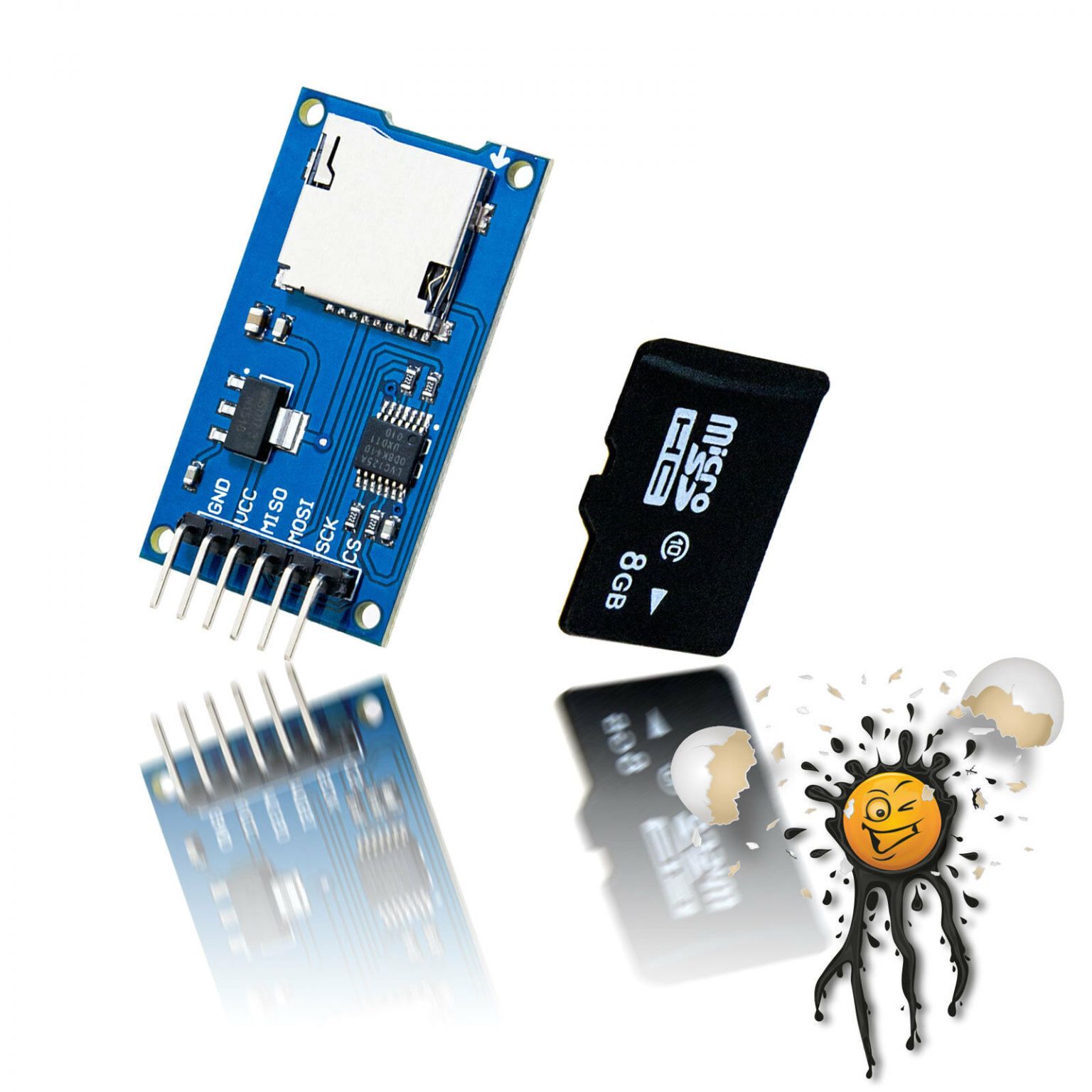 Diy Usb Sd Card Reader Details Zu Esp8266 Esp32 Esp8285 Arduino Spi ...