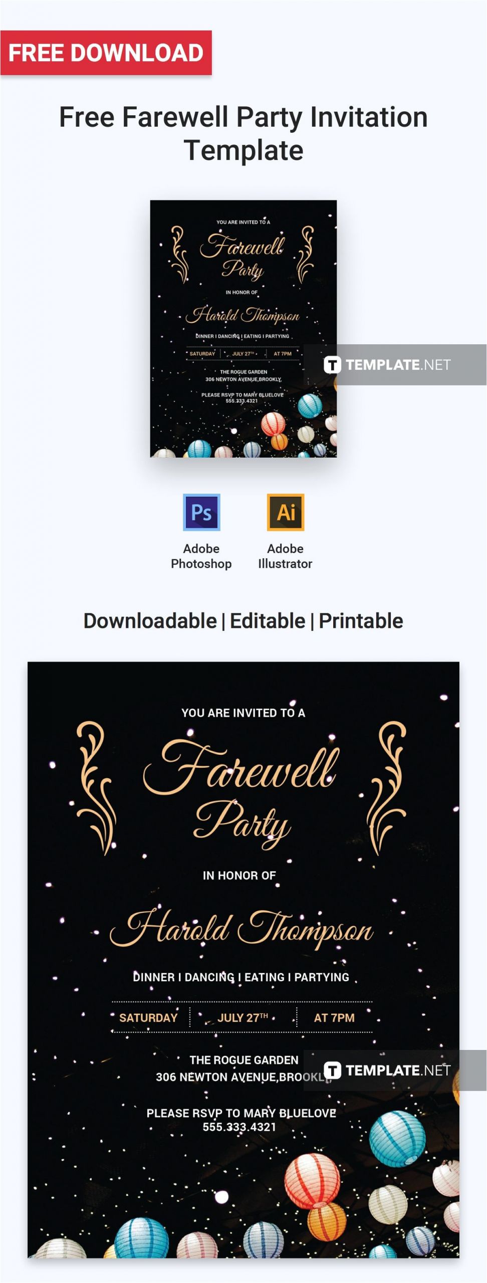 Farewell Invitation Card For Seniors Williamson ga us Farewell Invitation Card For Seniors Williamson ga us