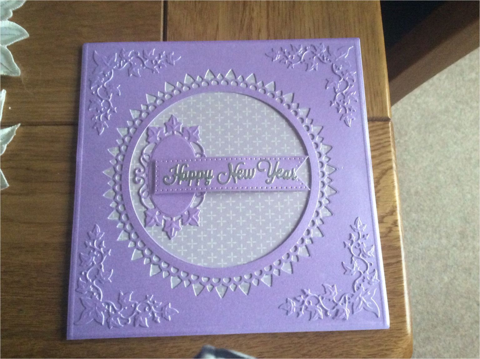 Handmade New Year Card Designs New Year Card Using tonic Circle and Sue ...