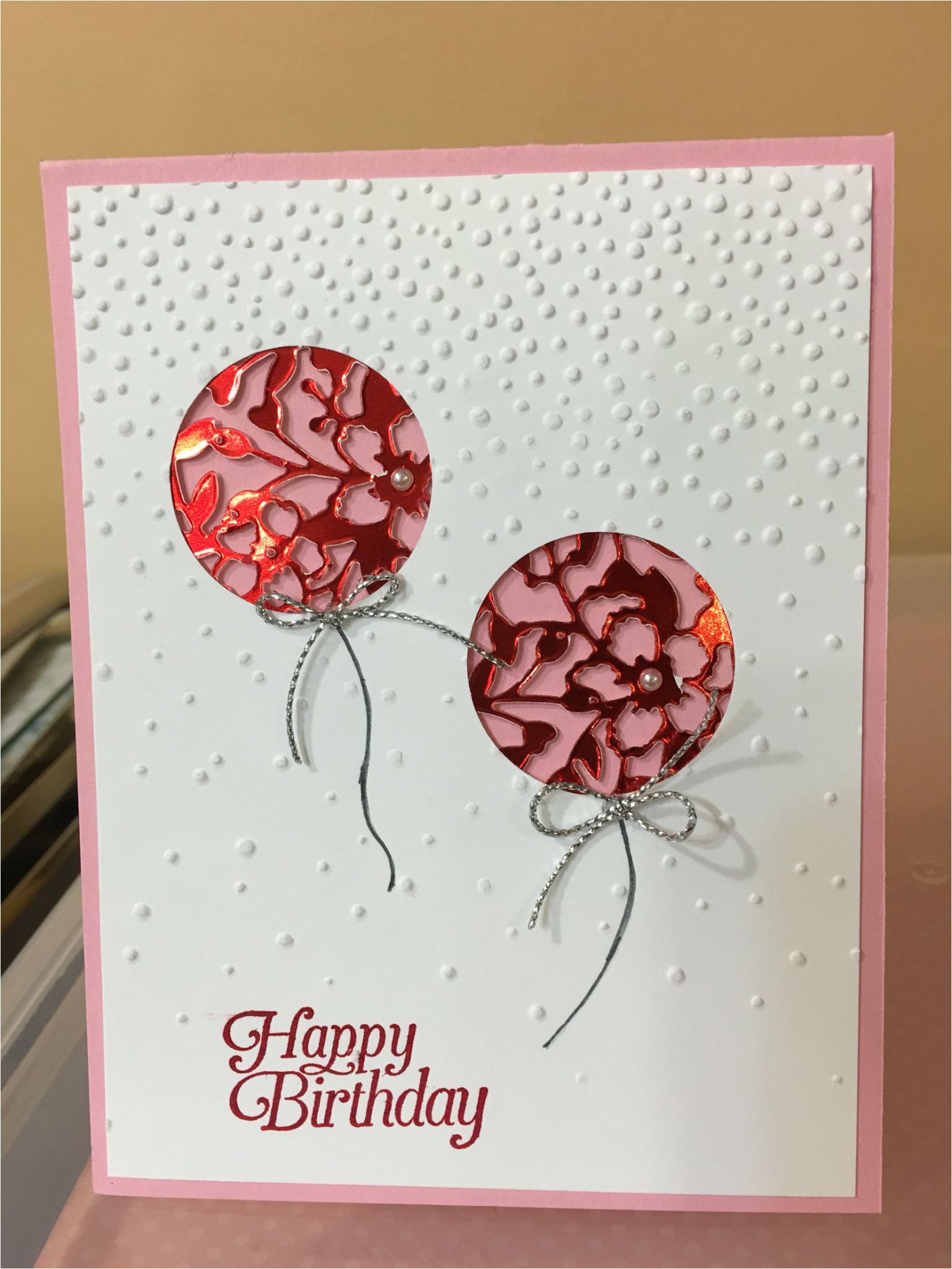 Happy Birthday Ke Liye Greeting Card Bloomin Hearts Thinlet Stampin Up ...