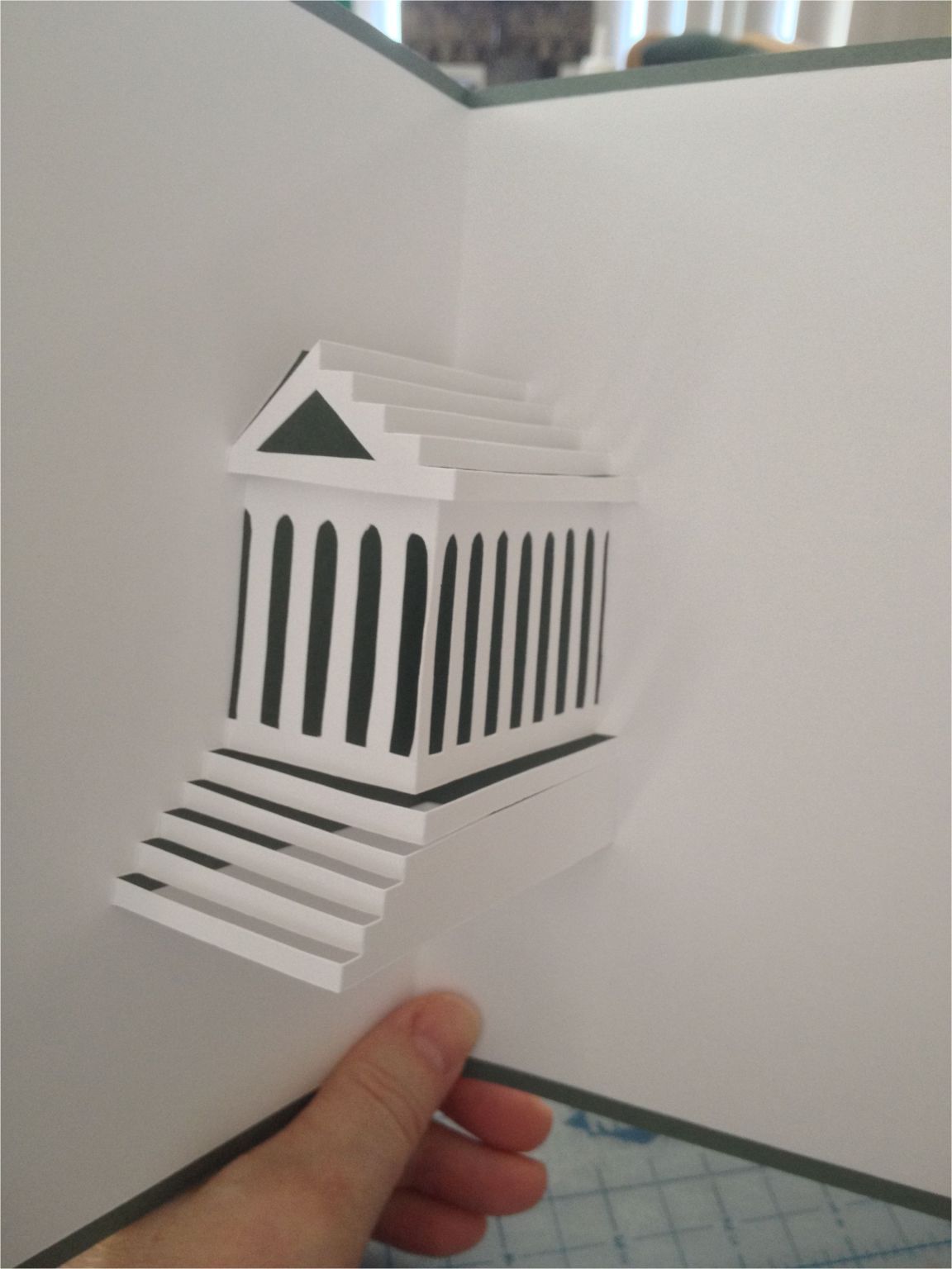 Japanese Maple Pop Up Card Diy Parthenon Pop Up Card Paper Pop Pop Up ...