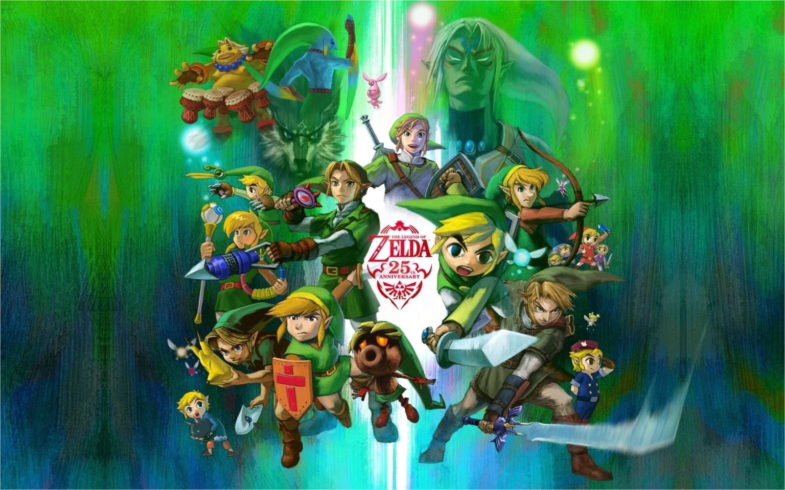Legend Of Zelda Happy Birthday Card Zelda 30th Anniversary with Images ...