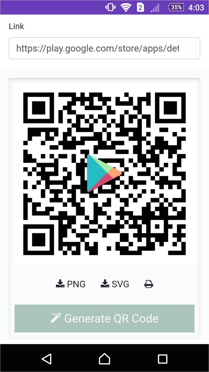 Name Card Qr Code Generator Advanced Qr Code Generator for android Apk ...