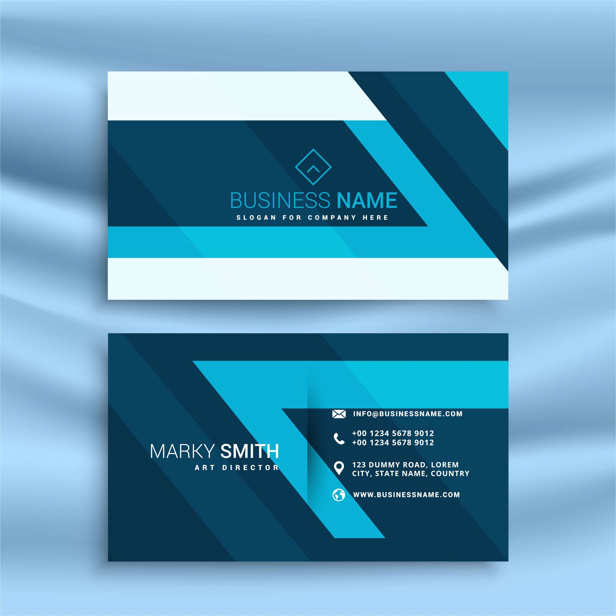 Professional Visiting Card Design Cdr Employee Id Card Template Cdr ...