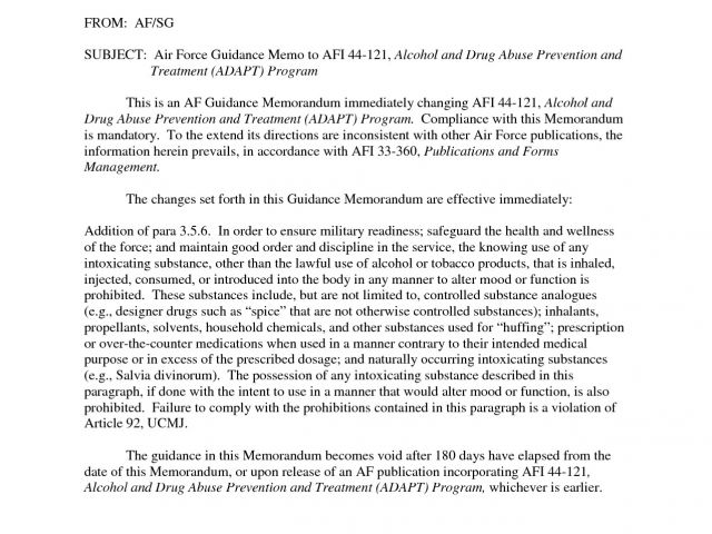 Air force Memo for Record Template 7 Memorandum for Record Template ...