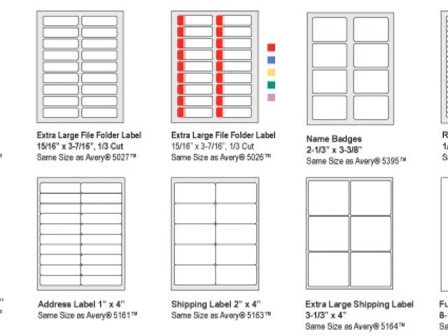Avery 3 Column Label Template Avery Hanging File Labels Template 