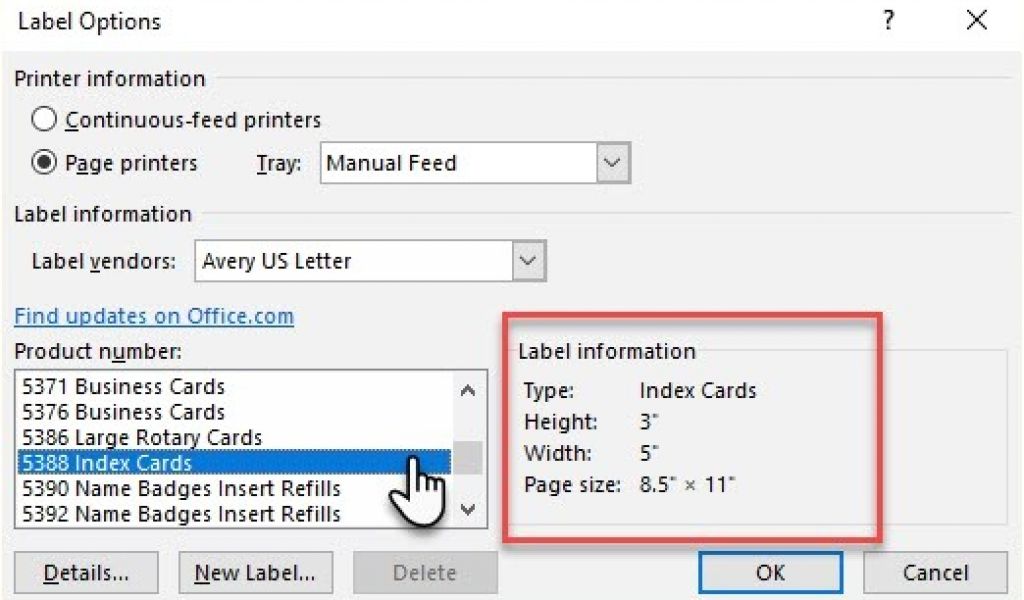Avery Rolodex Template How To Make Index Cards In Microsoft Word 2016