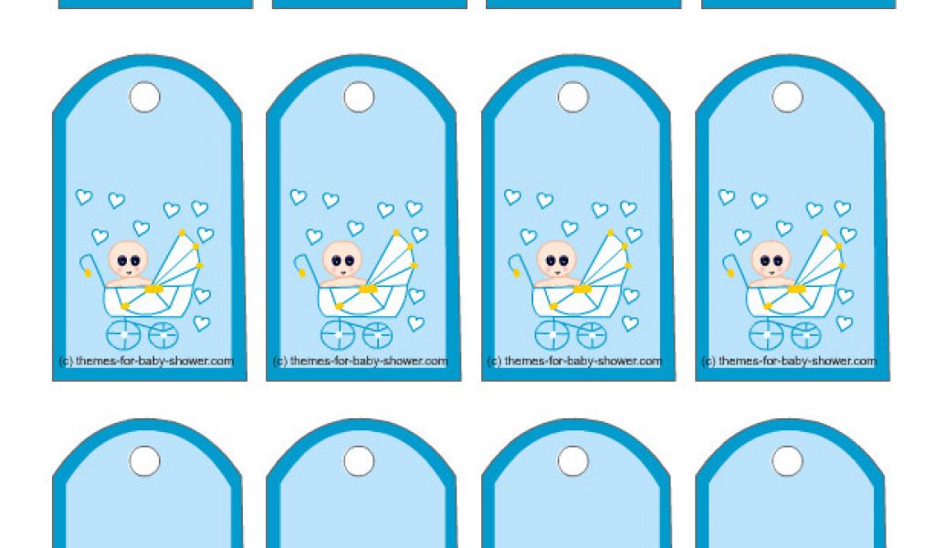 Baby Shower Label Template for Favors Free Printable Baby Shower Favor ...