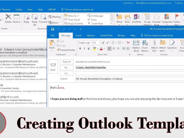  How To Create An Email Template In Office 365 Create Email Template In 