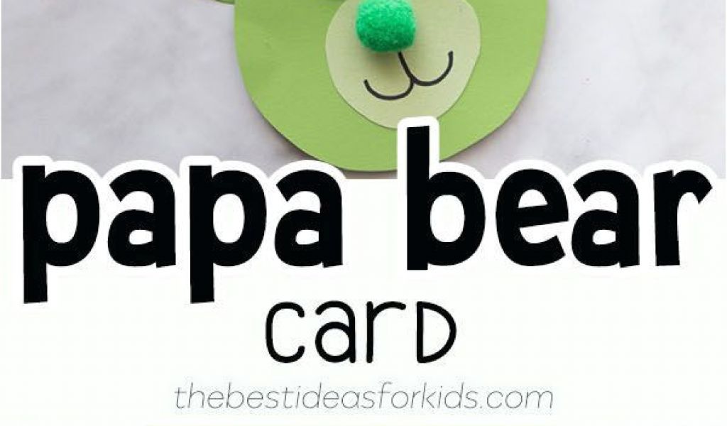Simple Card Ideas For Father S Day Bear Craft Bear Crafts Fathers Day Simple Card Ideas For Father S Day Bear Craft Bear Crafts Fathers Day